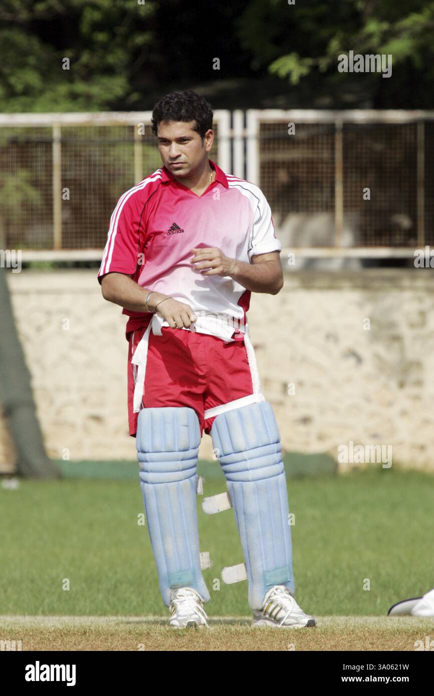 Master Blaster Sachin Tendulkar net practicing in Bombay Mumbai ...
