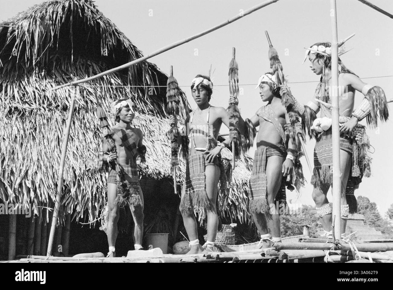 Nocte dancers in Tirap district, Arunachal Pradesh, India 1982 Stock ...