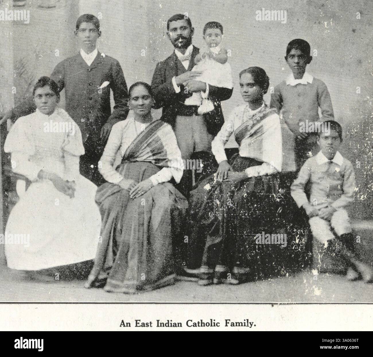 Catholic Community An East Indian Catholic Family, India NO MR Stock ...