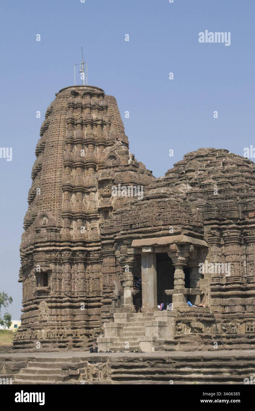 Gondeshwar temple Sinnar Maharashtra India Asia Nove 2011 Stock Photo ...