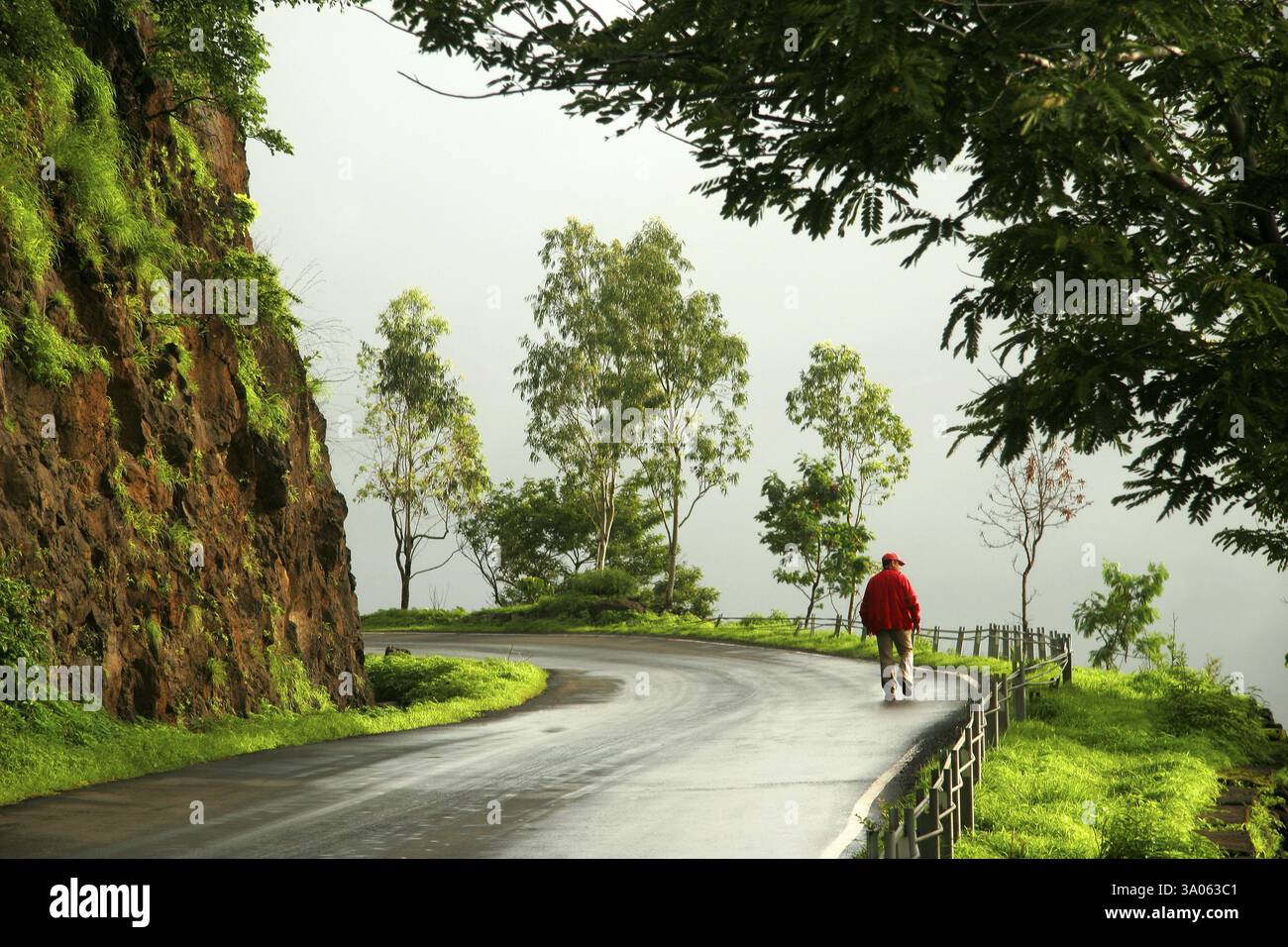 Landscape at Pasarni ghat connecting Wai and hill station of Panchgani ...