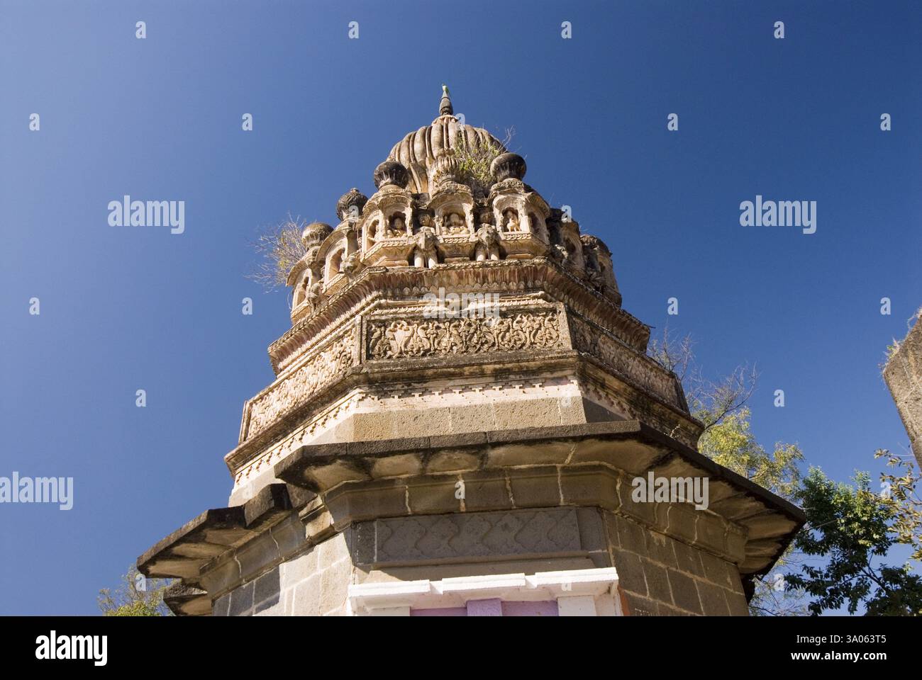 A pick or kalash of lord shankar shiva temple, Sasvad village, taluka ...