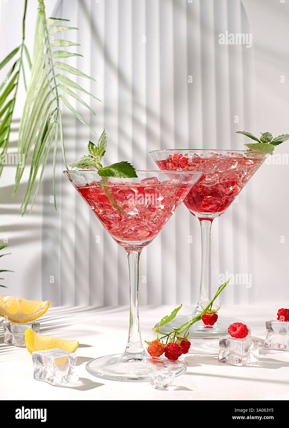 Lemonade cocktail with tequila, gin, rum, vodka, liqueur, lime, ice and ...