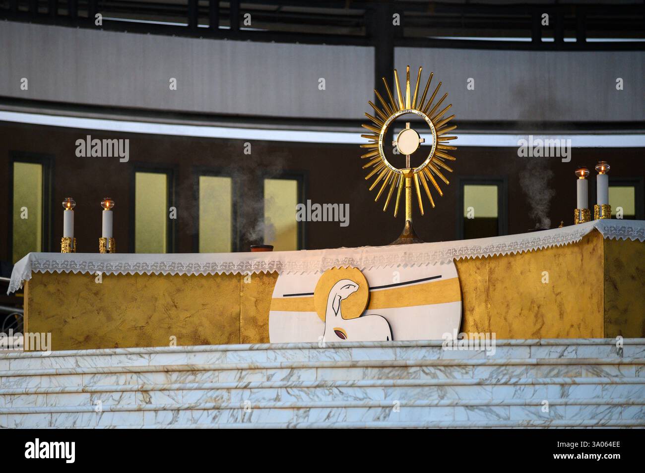 Adoration of Jesus Christ present in the Blessed Sacrament after the ...