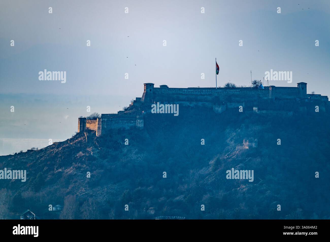 Historical Hari Parbat Fort. Srinagar, Jammu and Kashmir, India Stock ...