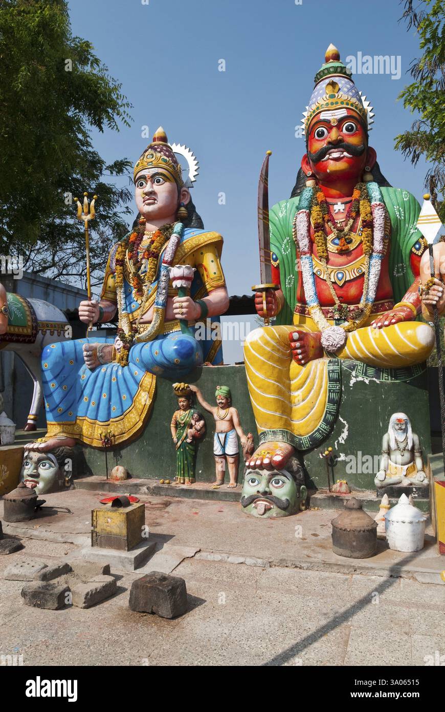 Village Guardian temple Muniappan in Dharmapuri, Tamil Nadu, India ...