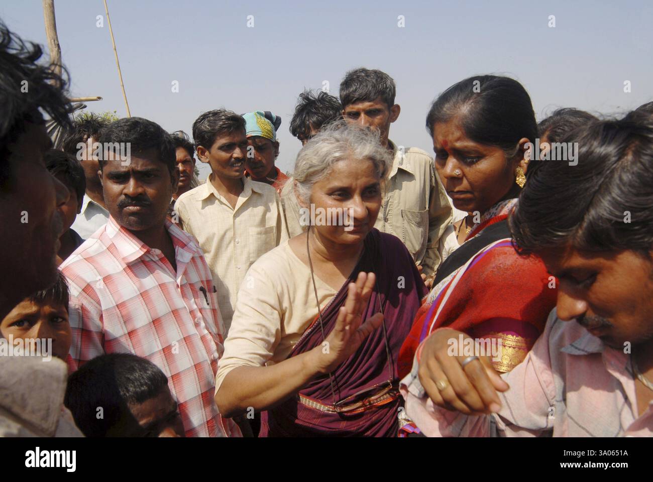 Medha Patkar founder of Narmada Bachao Andolan and national alliance of ...