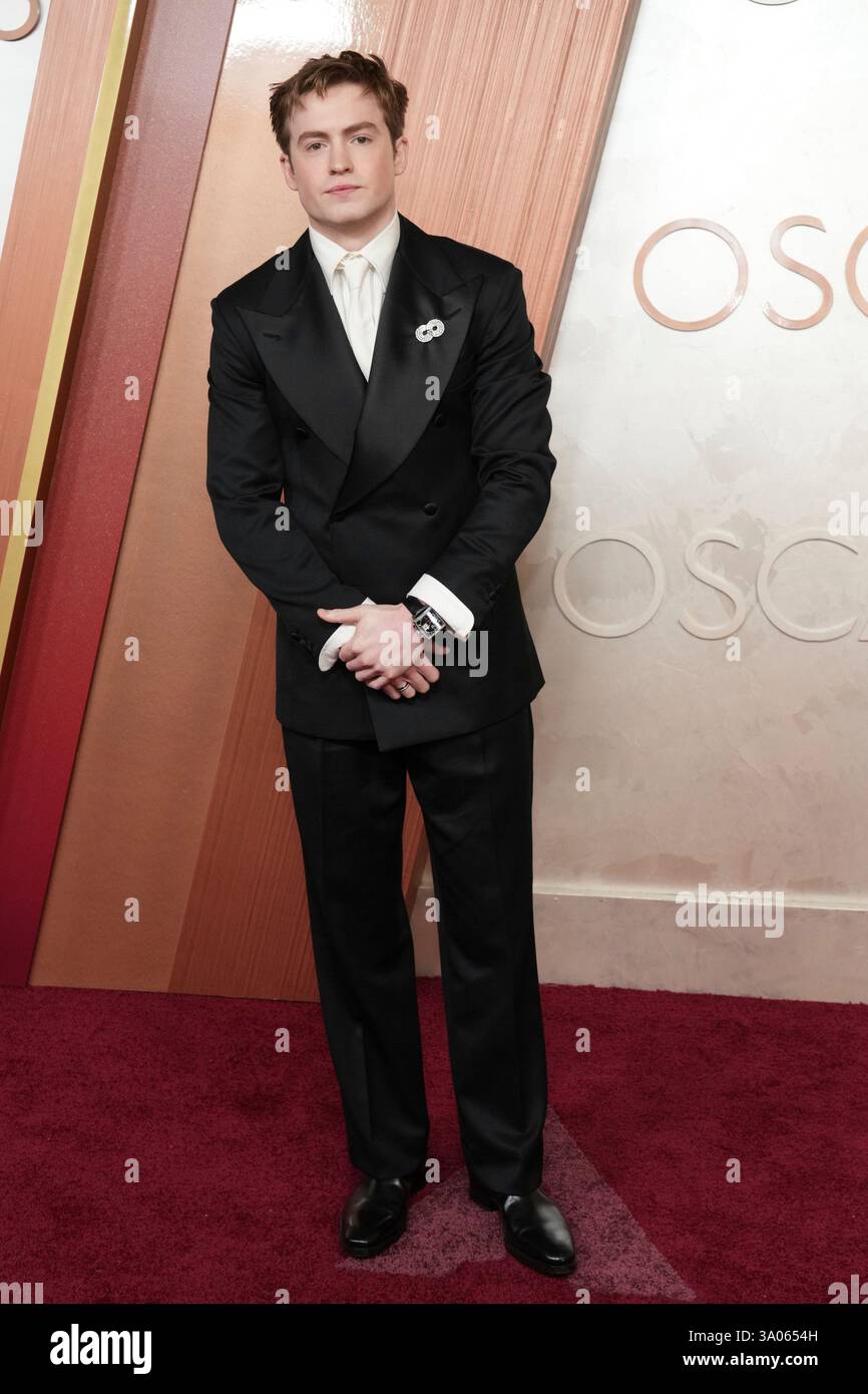 Kit Connor arrives at the Oscars on Sunday, March 2, 2025, at the Dolby ...