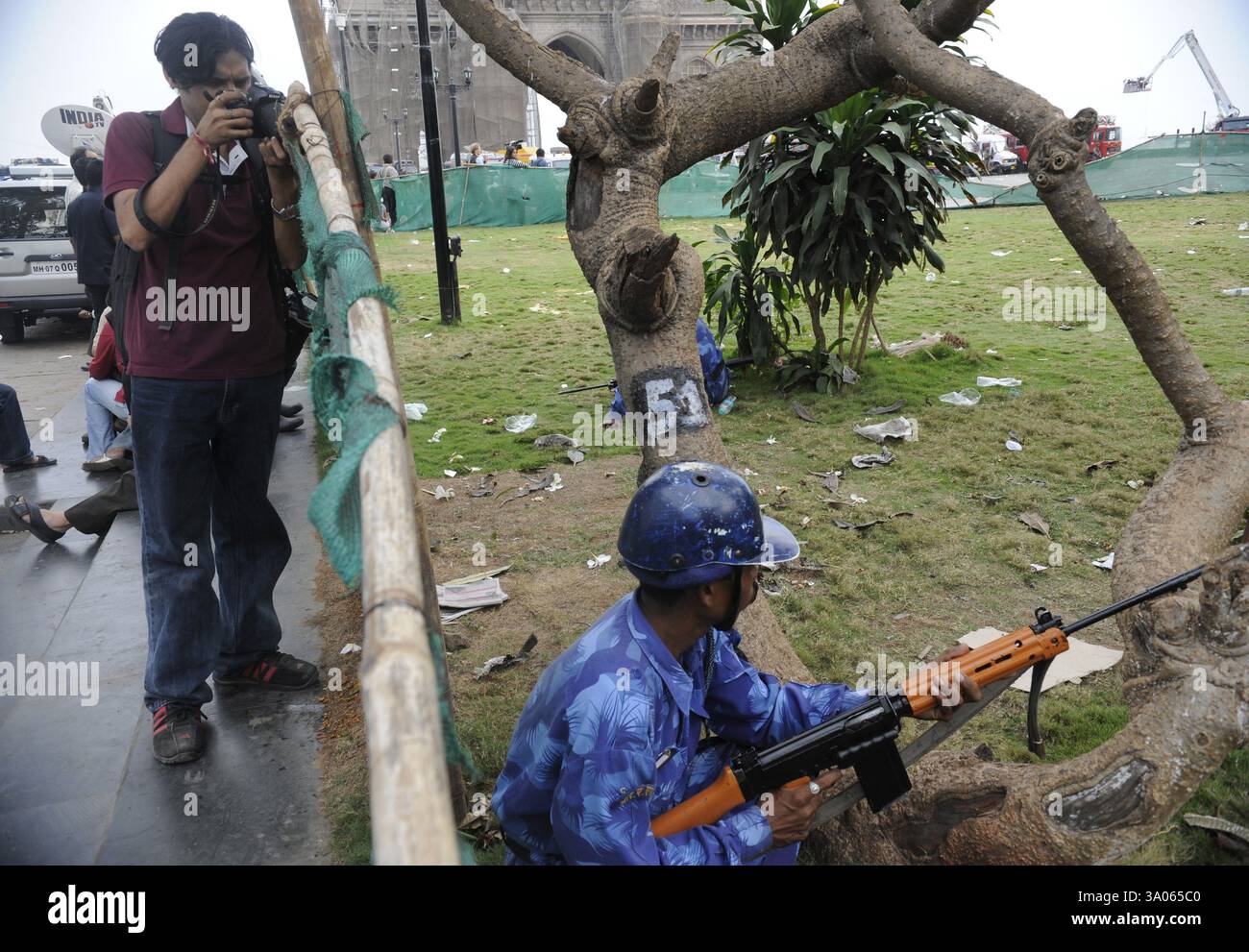 Photographer Rapid Action Force RAF Commando Gateway, terrorist attack ...