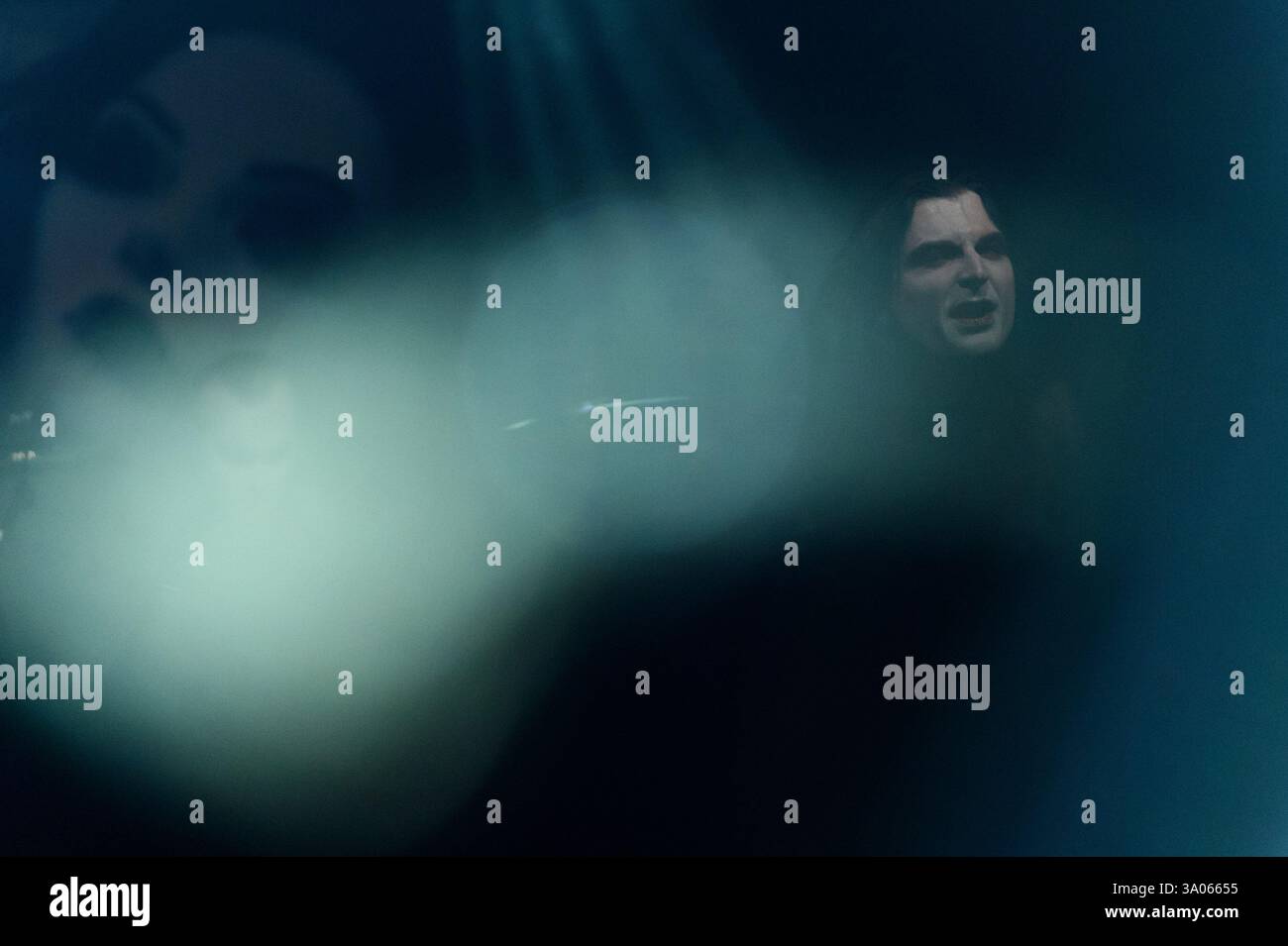 Munich, Germany, February 28th 2025: Askeroth (Vocals) from Nachtblut ...