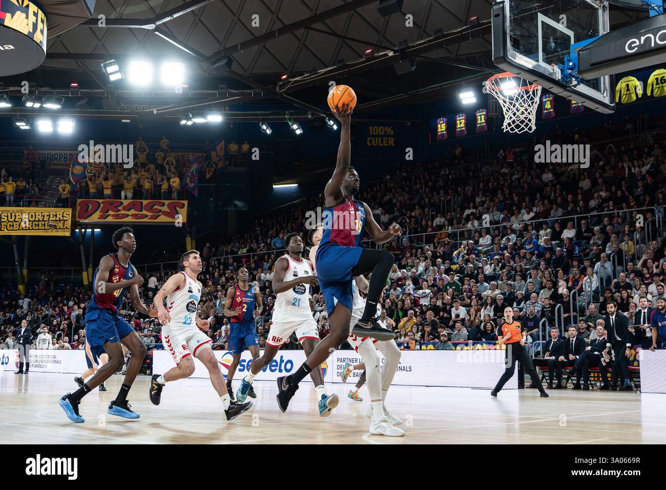 F.C.Basquet Youssoupha Fall in action during the Spanish Liga Endesa ...