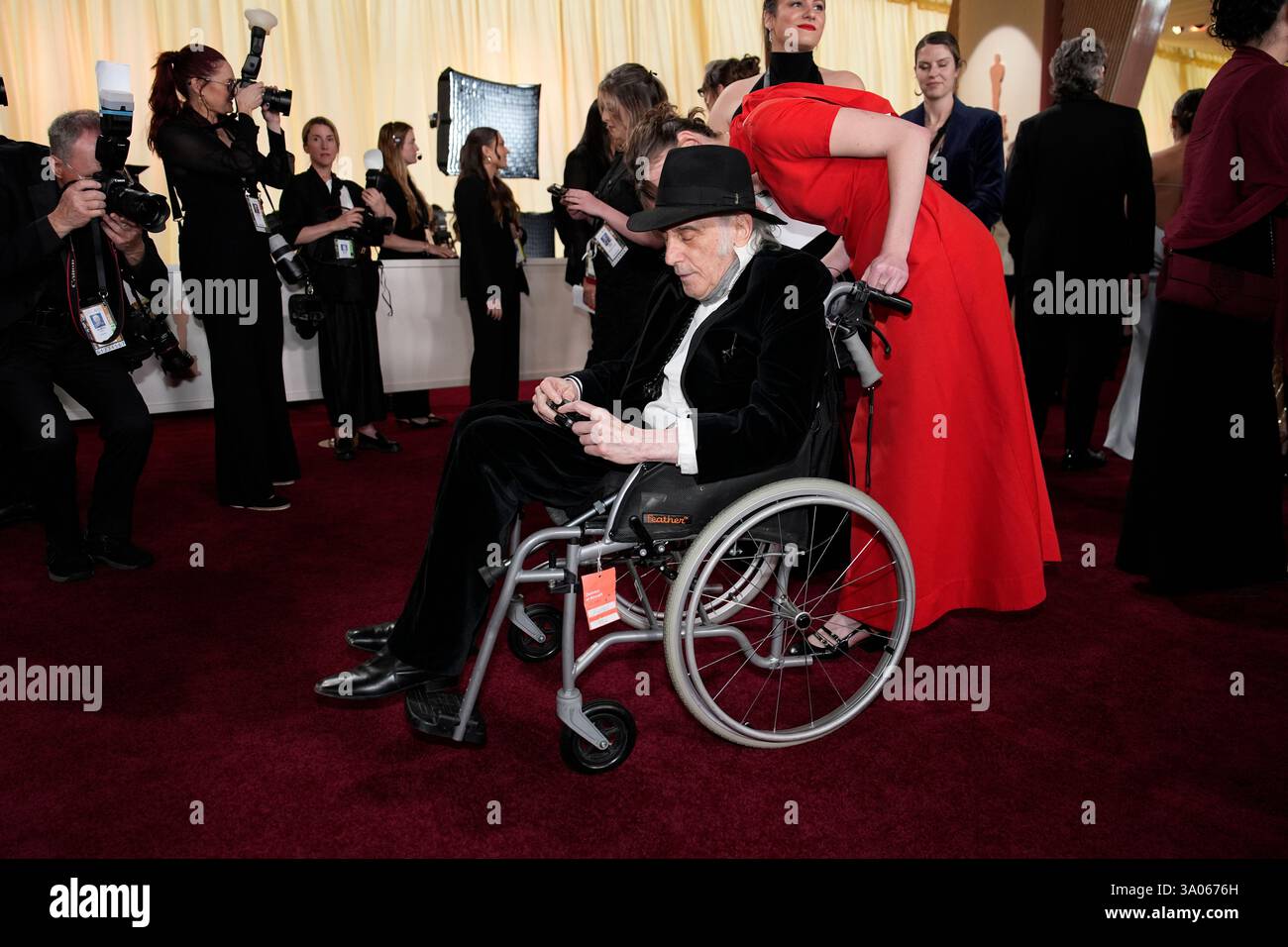 Ed Lachman arrives at the Oscars on Sunday, March 2, 2025, at the Dolby ...
