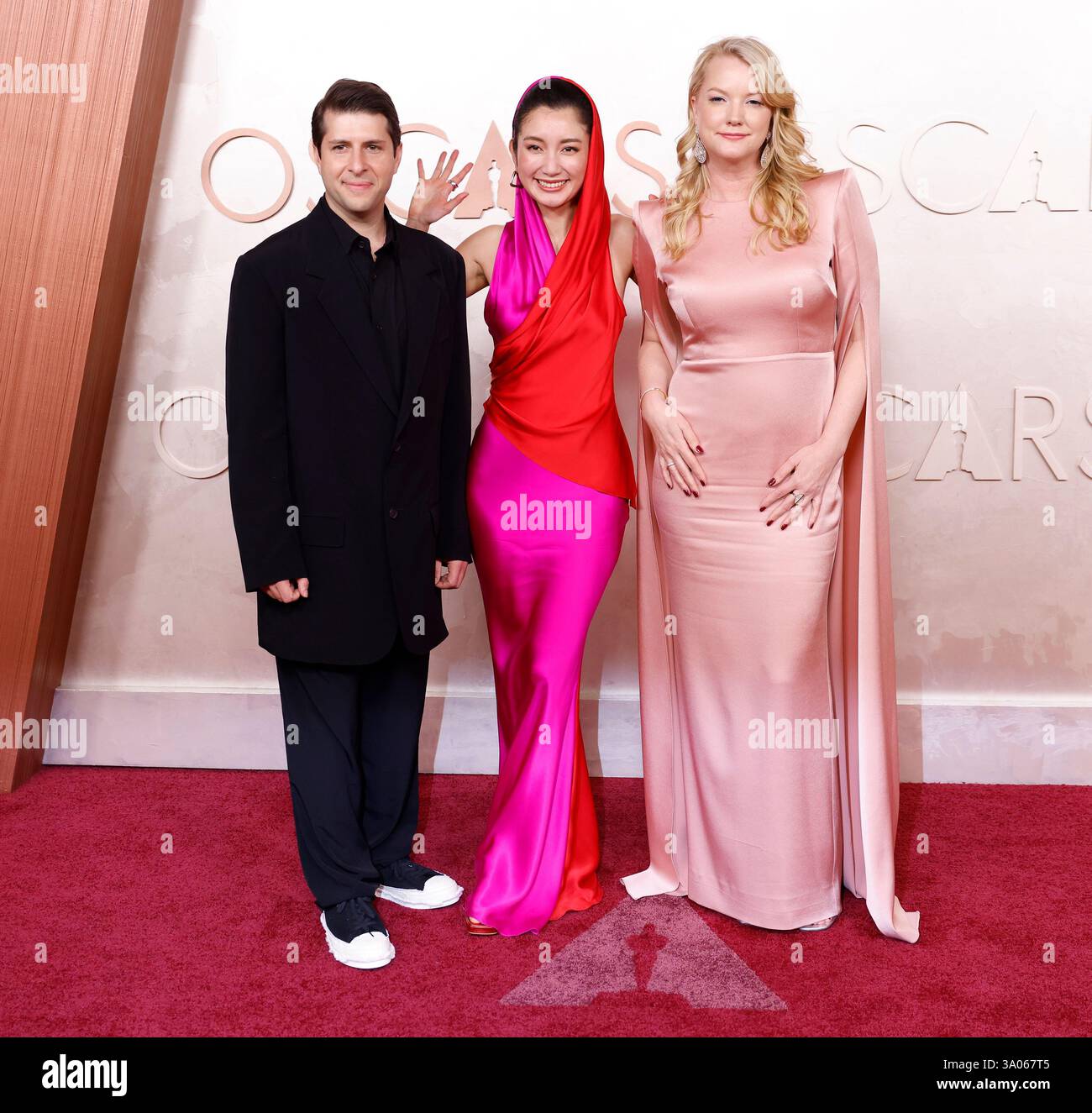 Los Angeles, United States. 02nd Mar, 2025. (L-R) Eric Nyari, Shiori ...