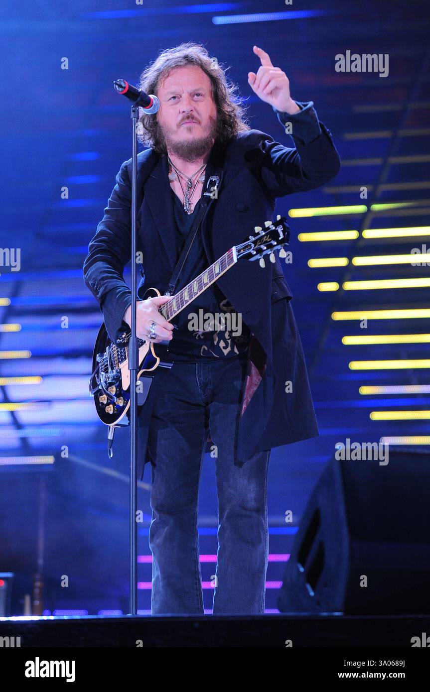 Verona Italy 07/06/2009: Zucchero Fornaciari,Italian singer, during the ...