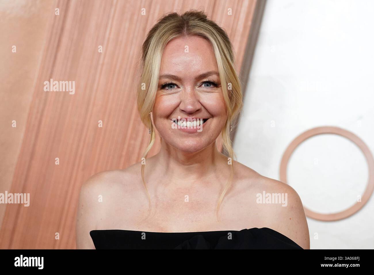 Lynette Howell Taylor arrives at the Oscars on Sunday, March 2, 2025 ...