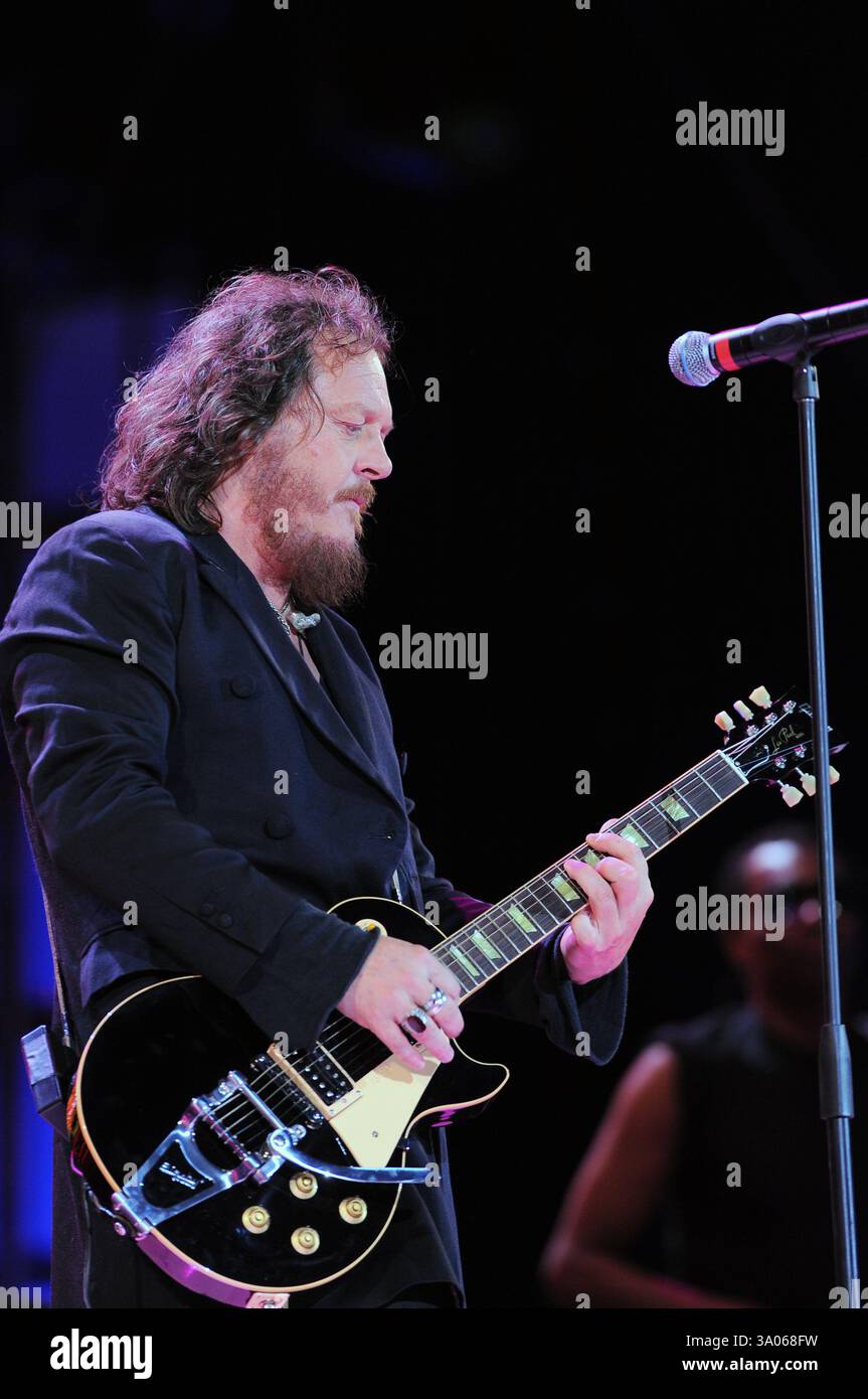 Verona Italy 07/06/2009: Zucchero Fornaciari,Italian singer, during the ...