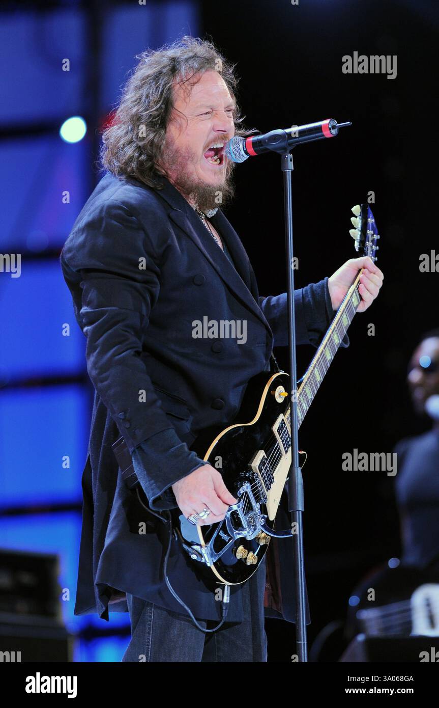 Verona Italy 07/06/2009: Zucchero Fornaciari,Italian singer, during the ...