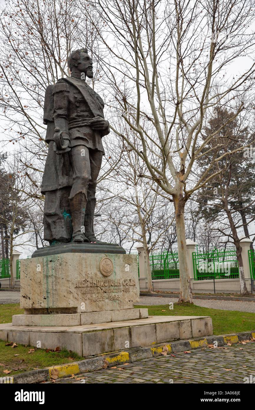Bucharest, Romania - December 31, 2024: Alexandru Ioan Cuza monument in ...