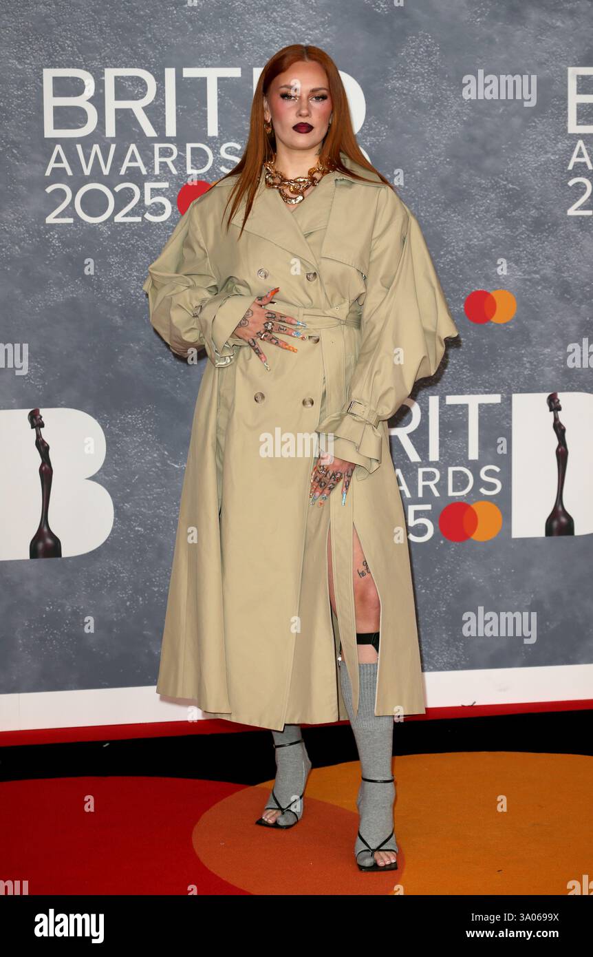 Sasha Keable attends The BRIT Awards 2025 at Intercontinental Hotel ...