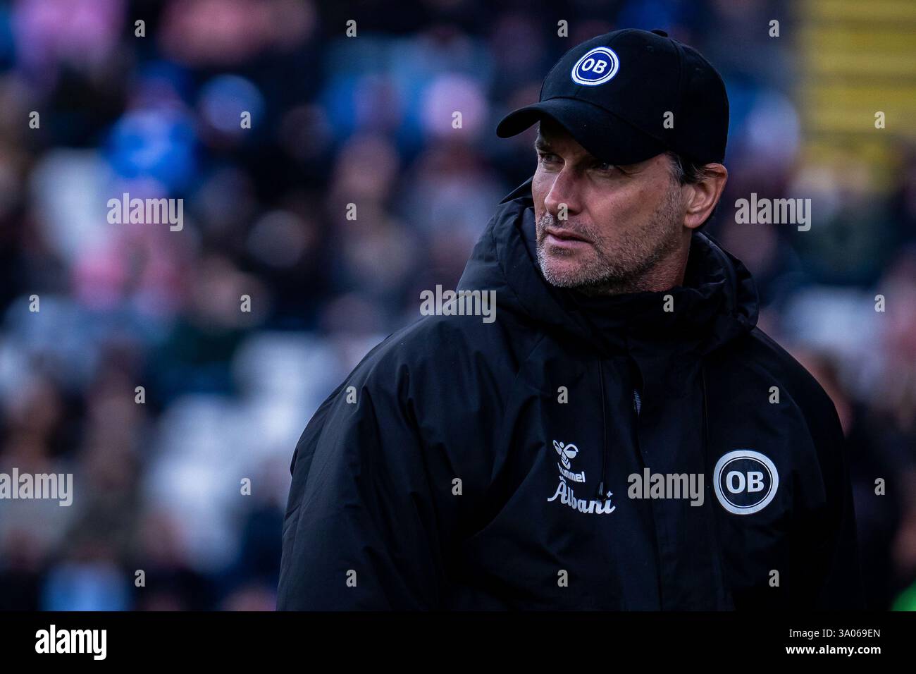 Odense, Denmark. 02nd Mar, 2025. Head coach Soren Krogh of Odense BK ...