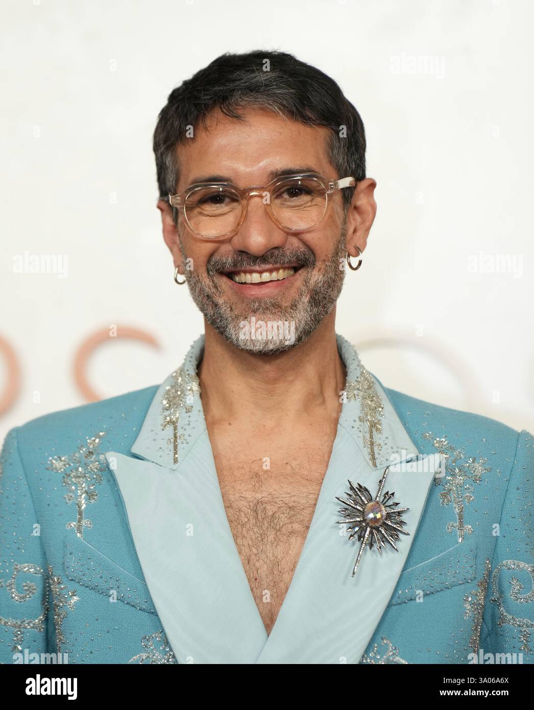 Emannuel Janvier arrives at the Oscars on Sunday, March 2, 2025, at the ...