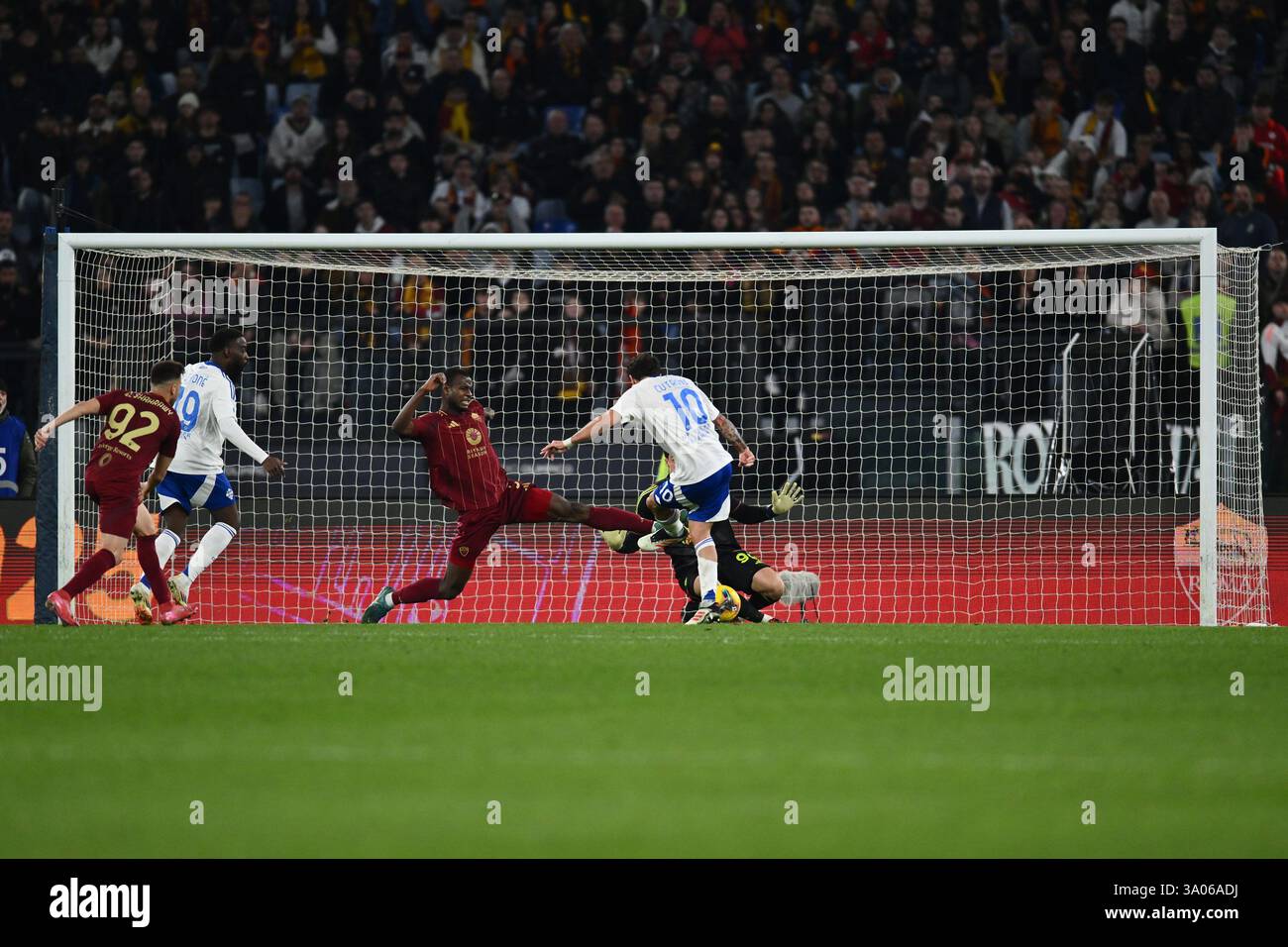 Rome, Italy. 02nd Mar, 2025. Patrick Cutrone of Como 1907 is in action ...