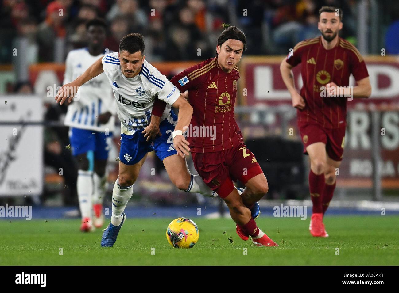 Rome, Italy. 02nd Mar, 2025. Marc-Oliver Kempf of Como 1907 and Paulo ...