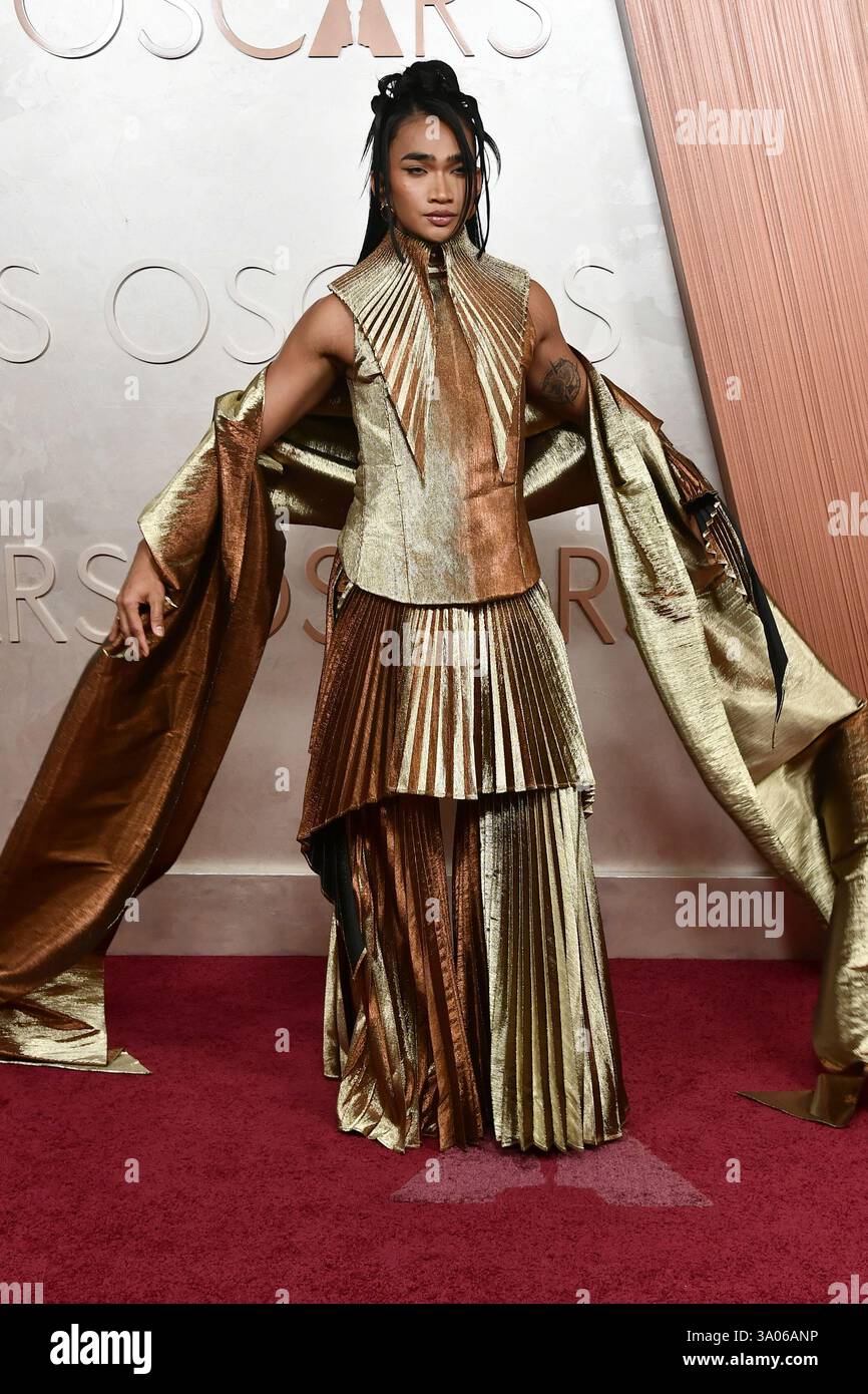 Bretman Rock arrives at the Oscars on Sunday, March 2, 2025, at the ...
