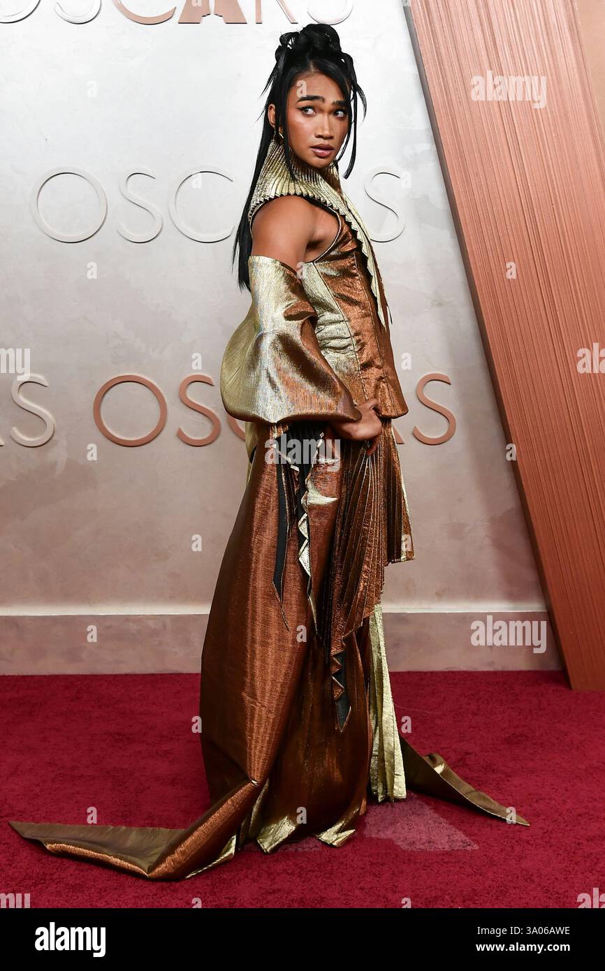 Bretman Rock arrives at the Oscars on Sunday, March 2, 2025, at the ...