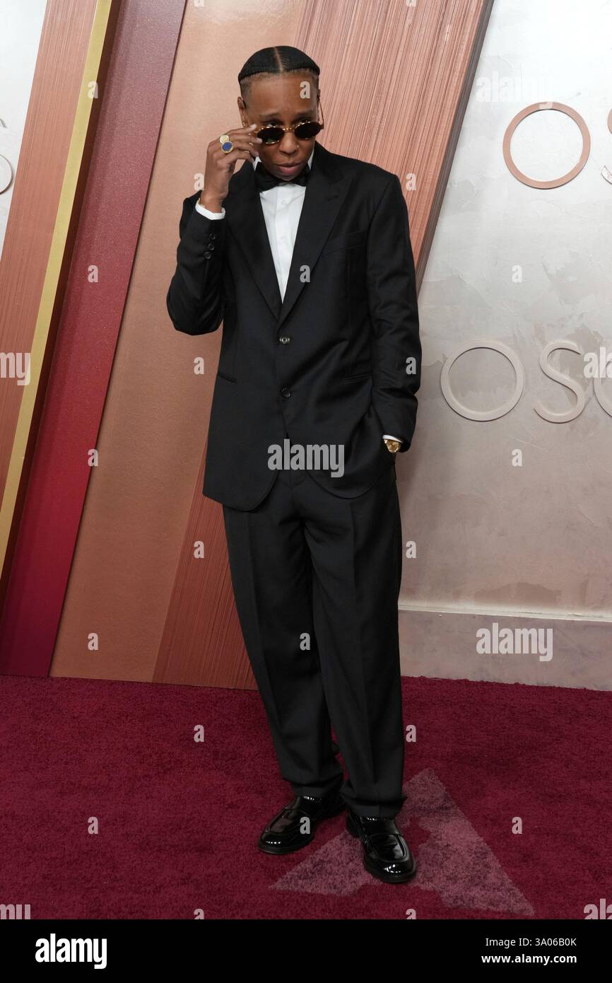 Lena Waithe arrives at the Oscars on Sunday, March 2, 2025, at the ...