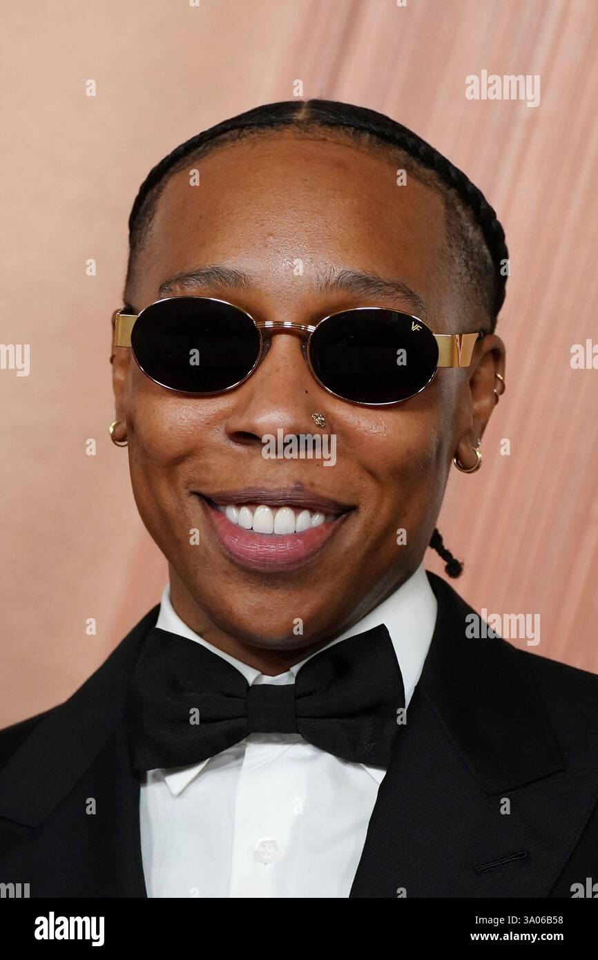 Lena Waithe arrives at the Oscars on Sunday, March 2, 2025, at the ...