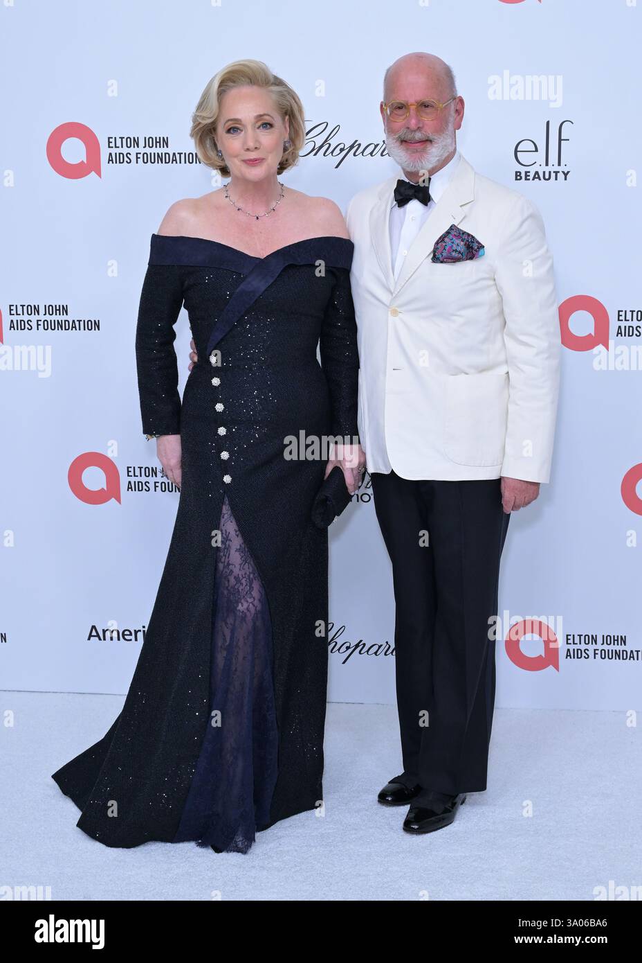 Emma Kane and Ian Rosenblatt arriving at the 33rd Annual Elton John ...