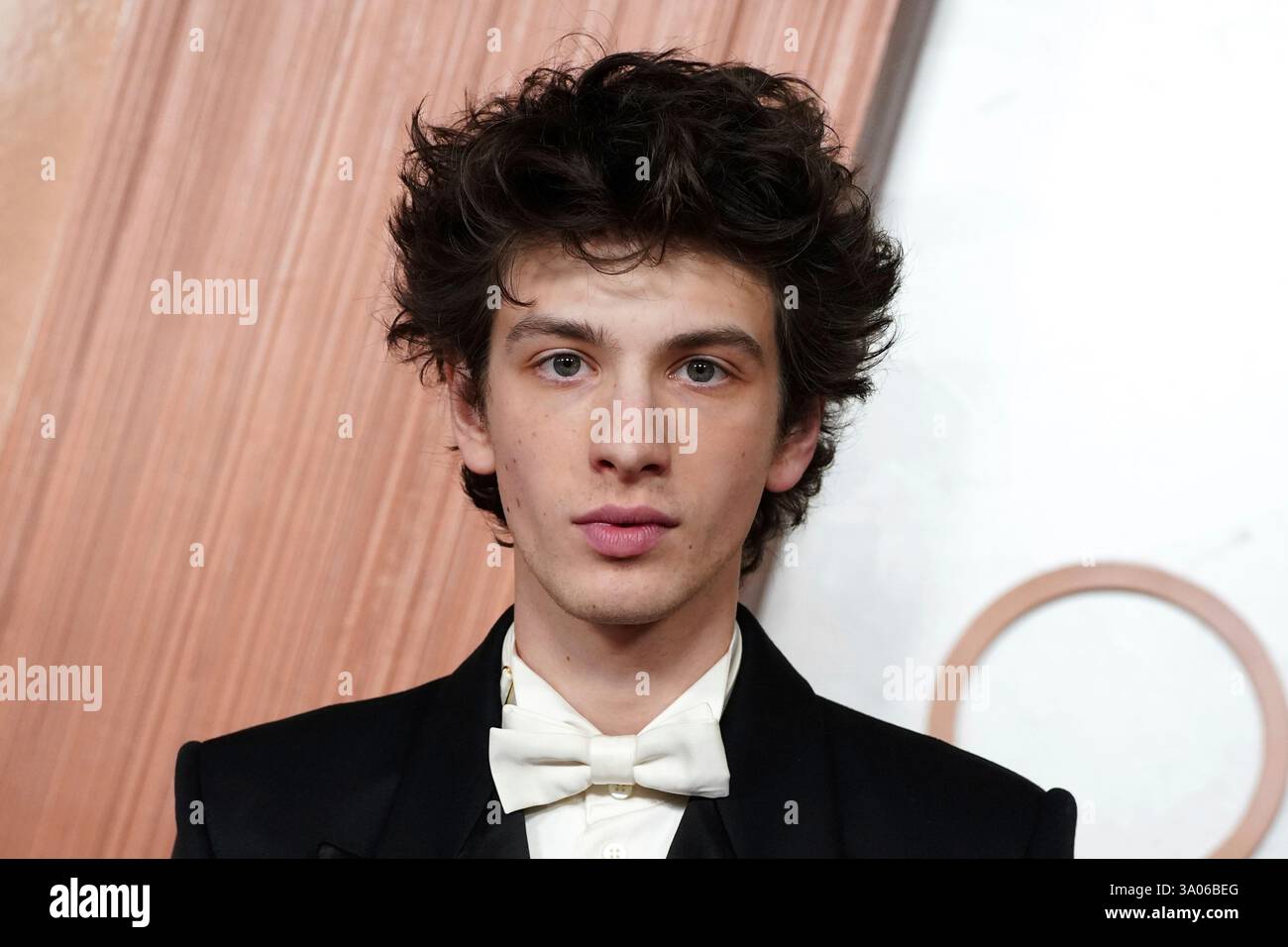 Mark Eydelshteyn arrives at the Oscars on Sunday, March 2, 2025, at the ...