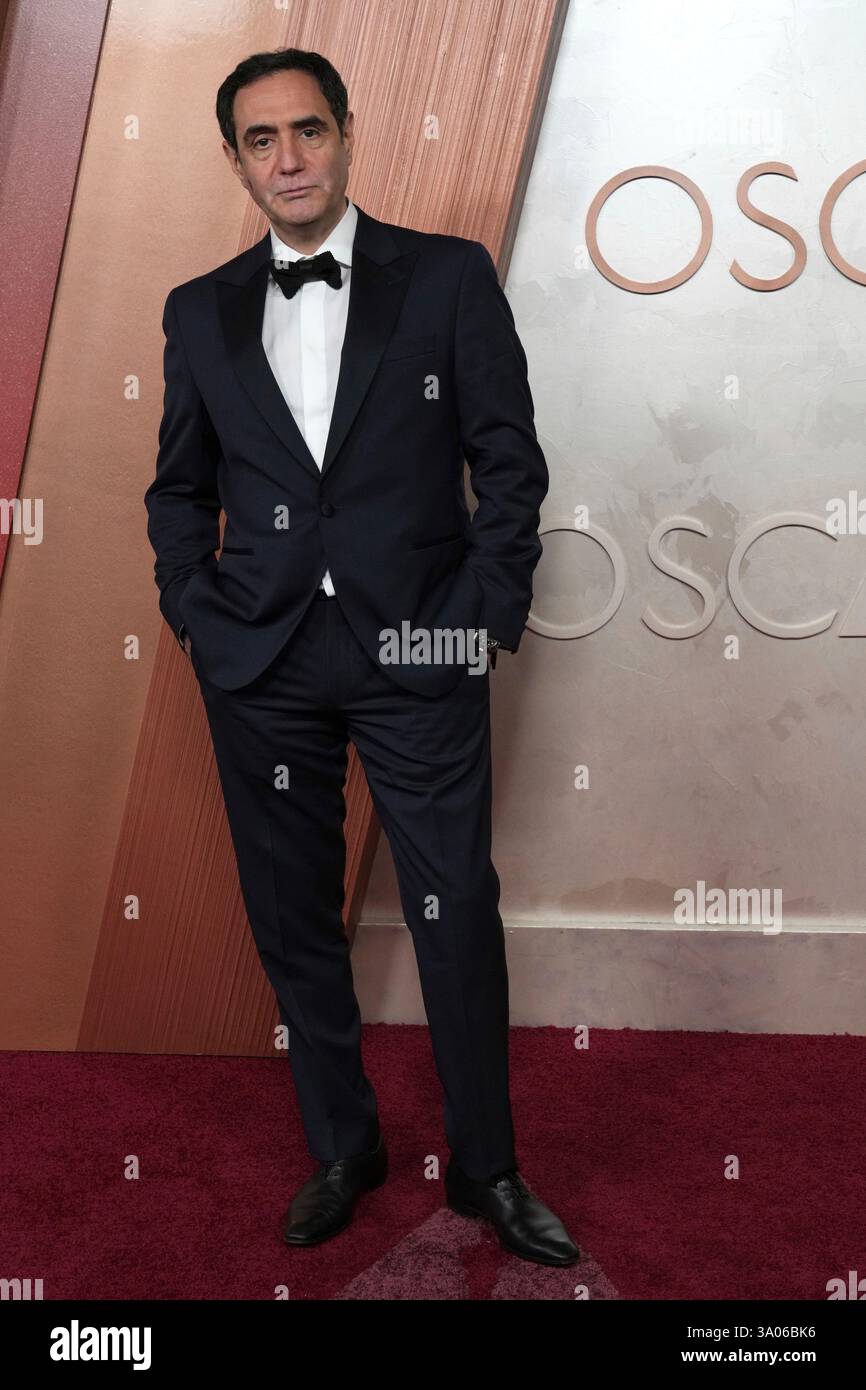 Karren Karagulian arrives at the Oscars on Sunday, March 2, 2025, at ...