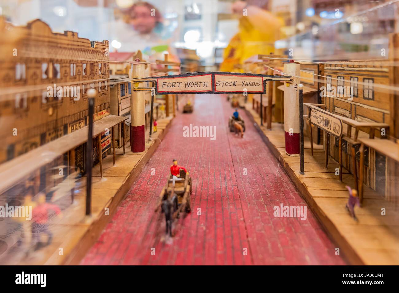 Texas, JUL 6 2024 - Visitors can explore the Stockyards Museum to learn ...