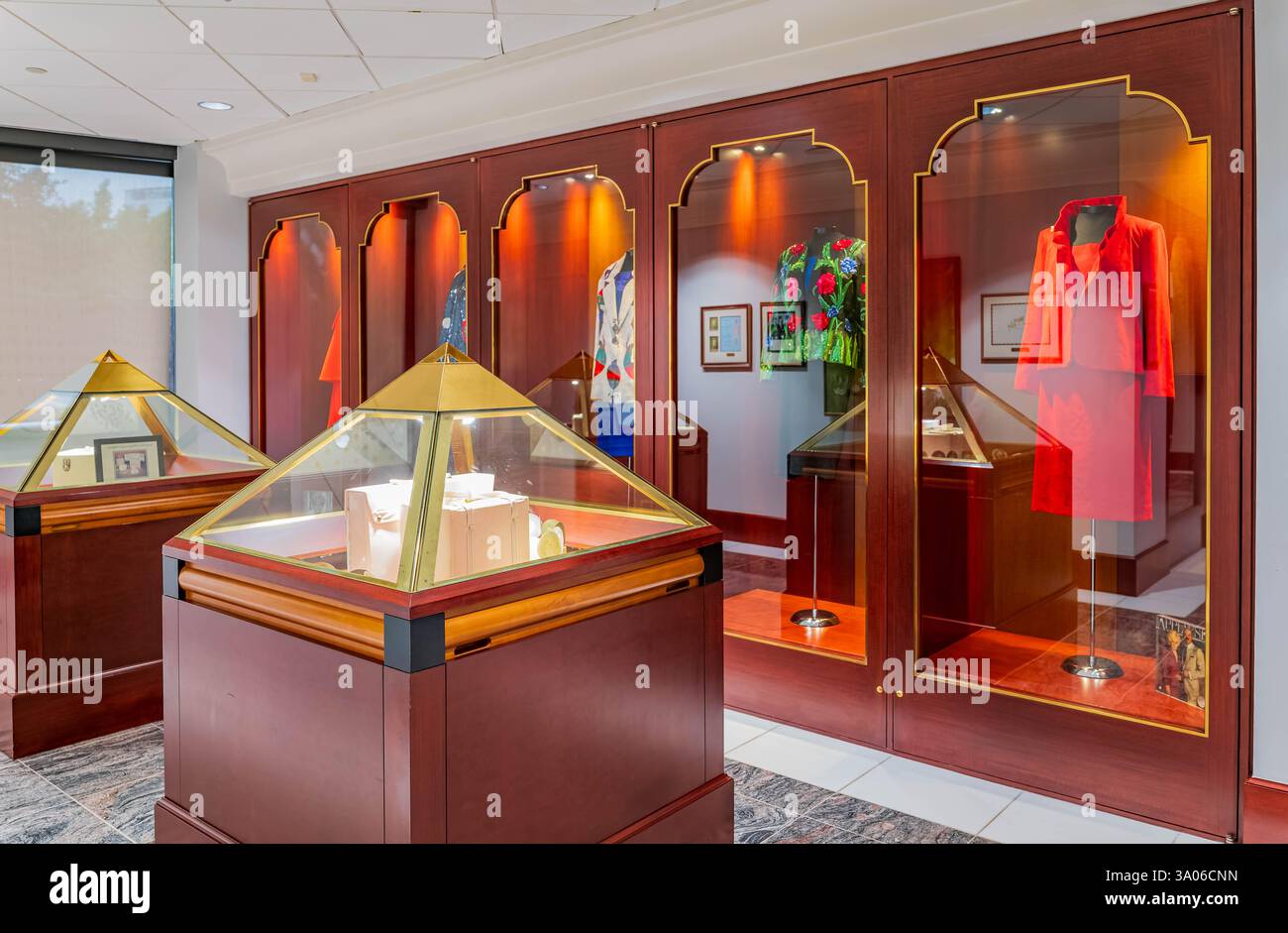 Texas, JUL 6 2024 - Interior view of the Mary Kay Museum Stock Photo ...