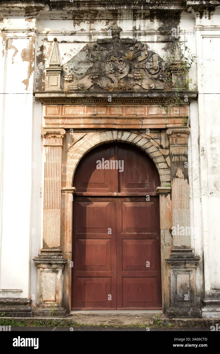 Entrance of convent of saint monica, Goa, India, Asia Stock Photo - Alamy