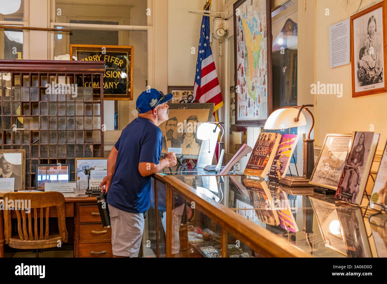 Texas, JUL 6 2024 - Visitors can explore the Stockyards Museum to learn ...