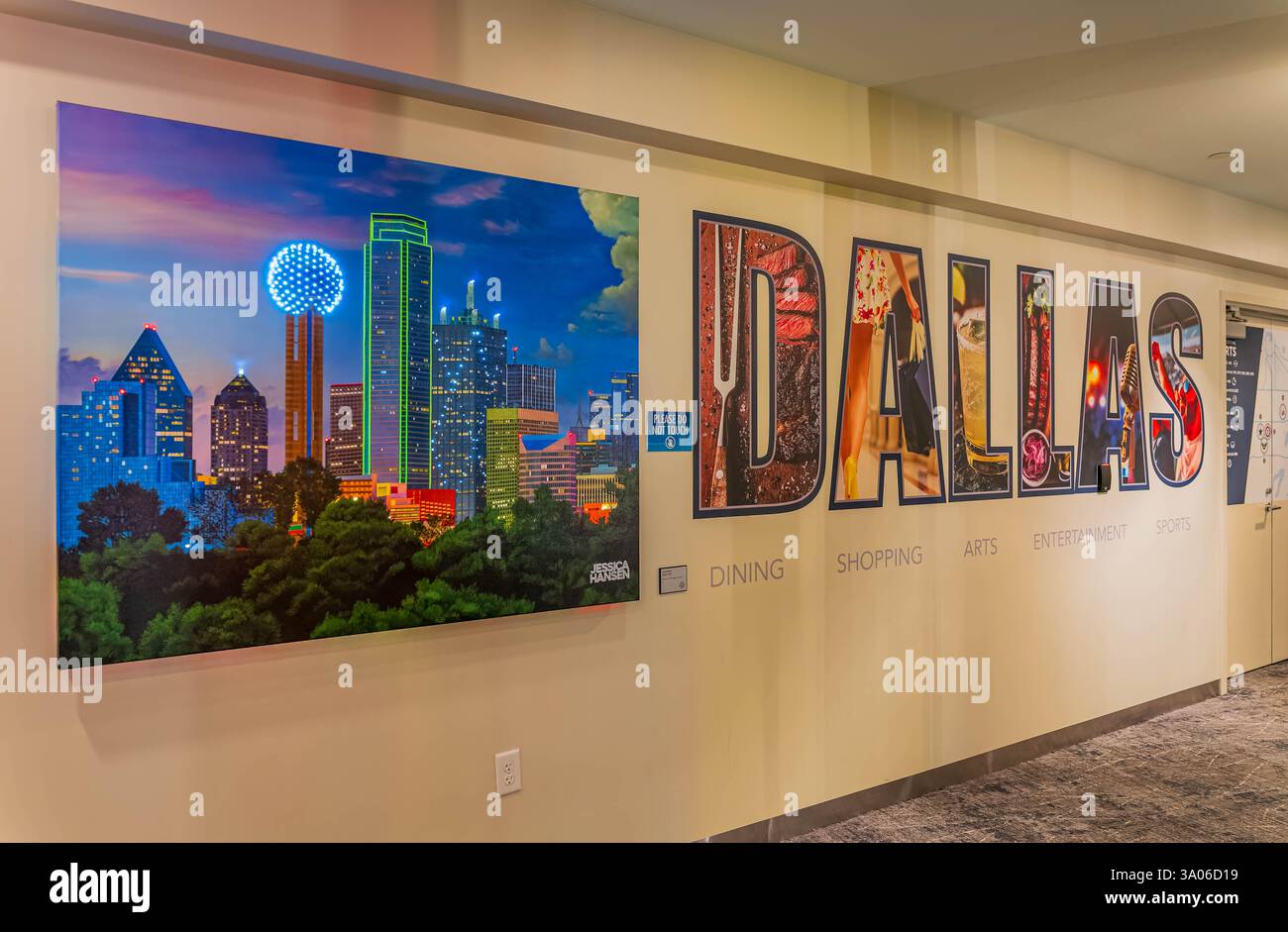 Texas, JUL 7 2024 - Interior view of the Reunion Tower Stock Photo - Alamy