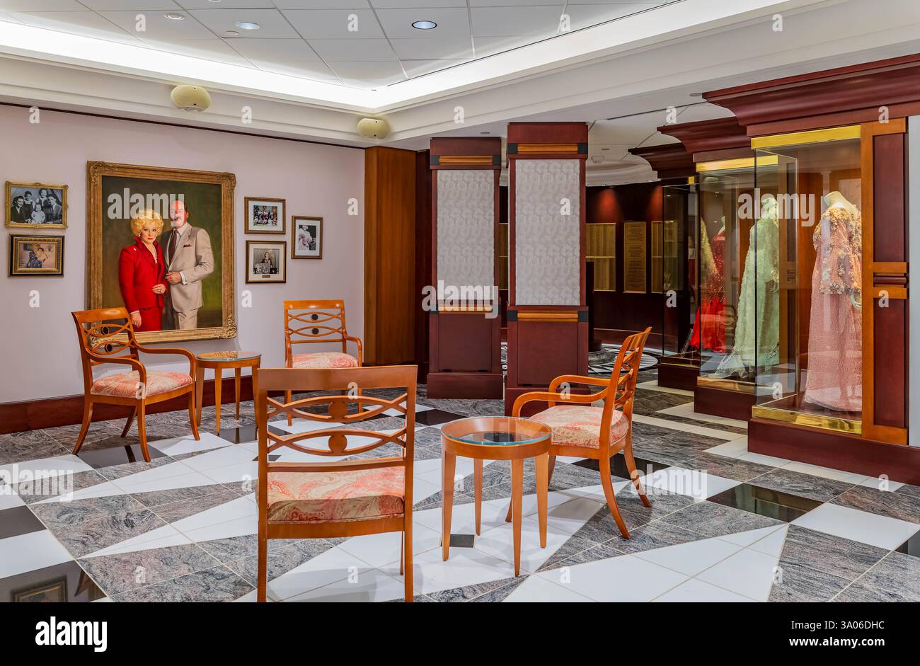 Texas, JUL 6 2024 - Interior view of the Mary Kay Museum Stock Photo ...