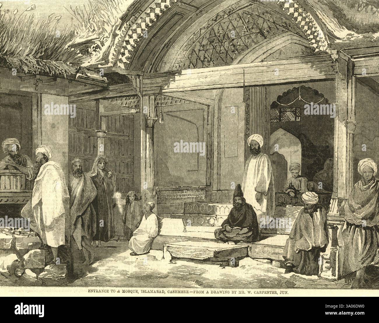 Entrance to a mosque, Islamabad, Pakistan, Asia Stock Photo - Alamy