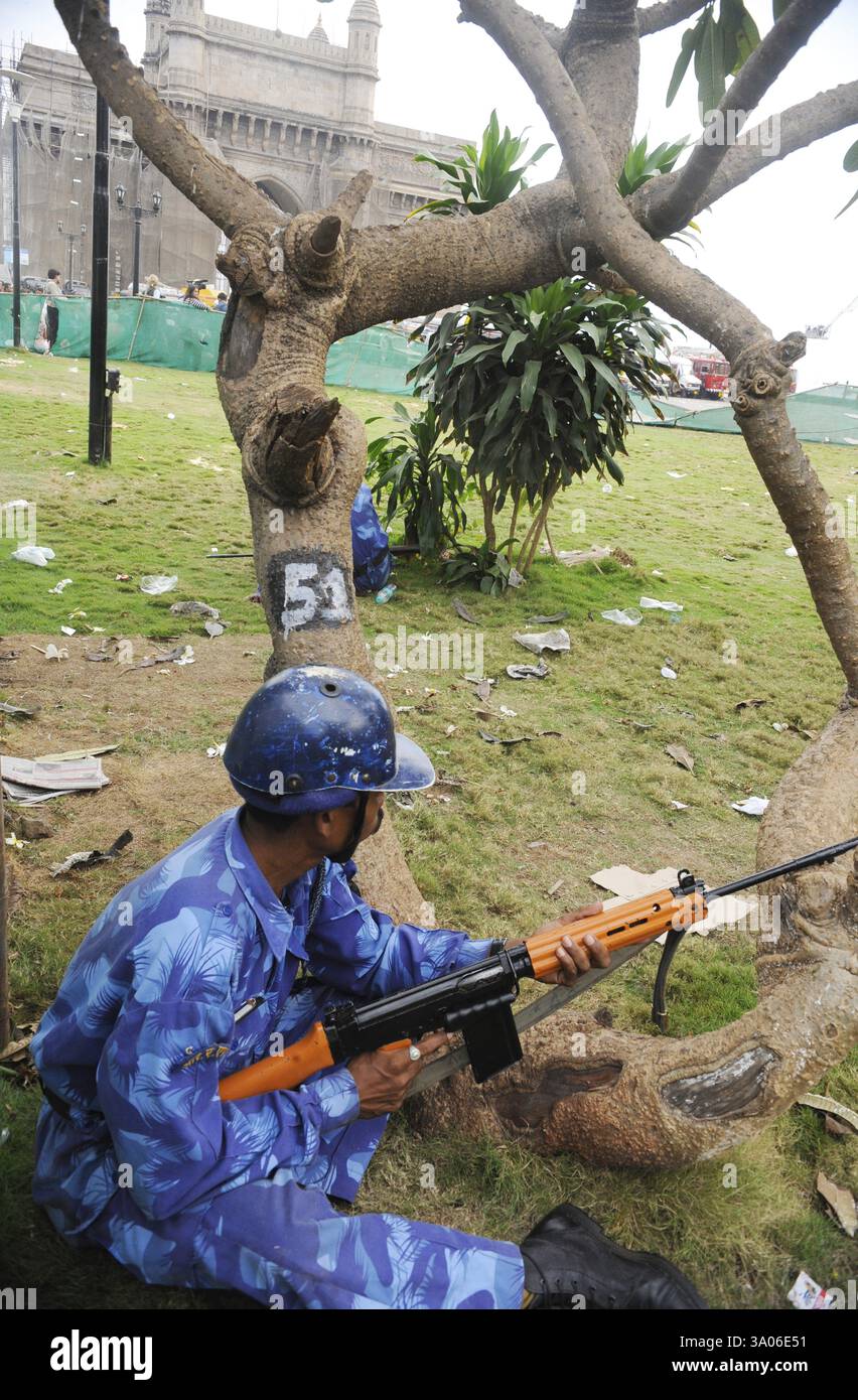 Rapid Action Force RAF Commando Gateway of India, after terrorist ...