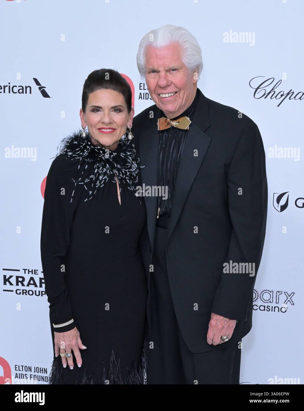 Tani Austin and Bill Austin arriving at the 33rd Annual Elton John AIDS ...