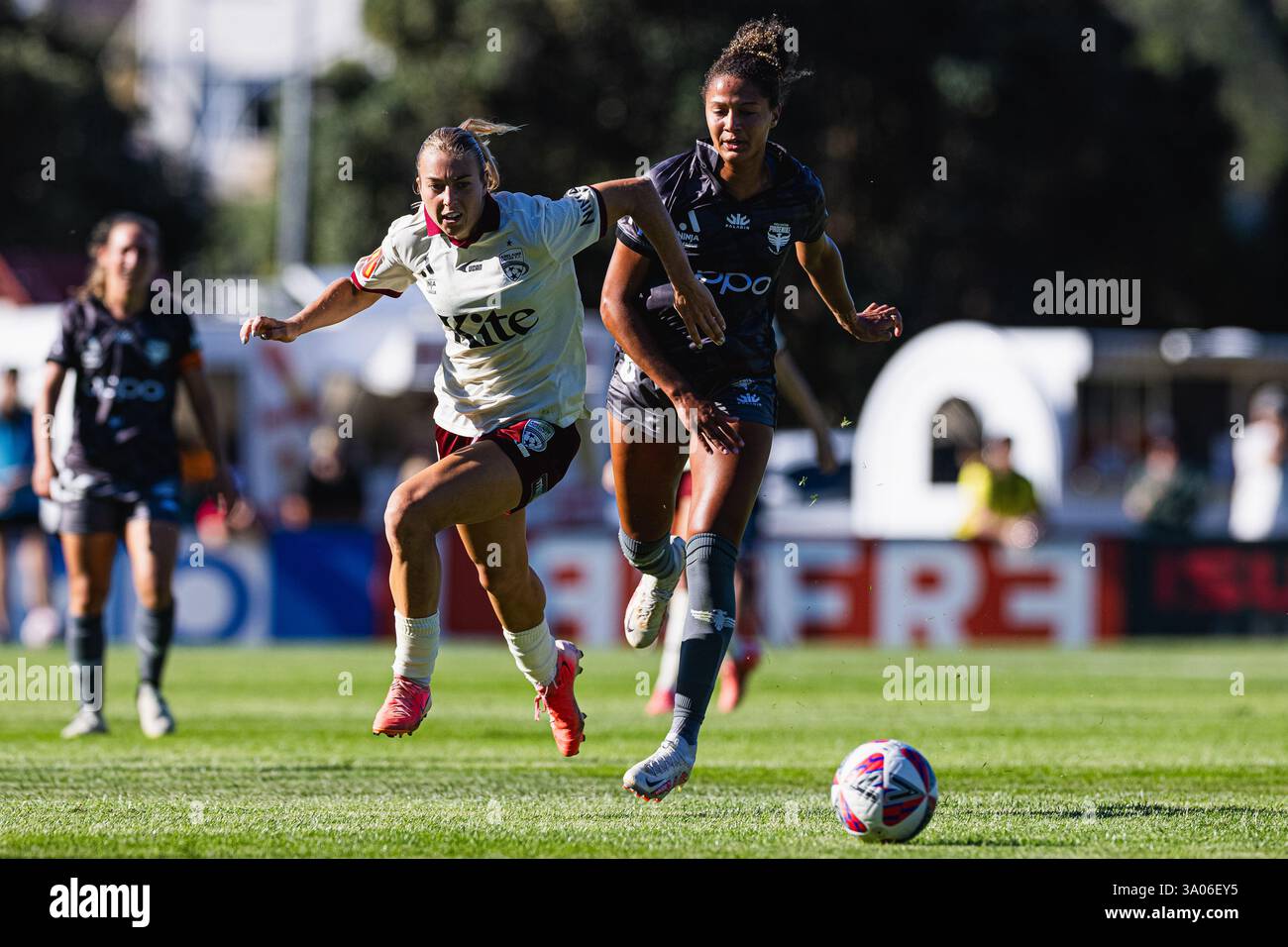 Wellington, New Zealand, 2 March, 2025. Adelaide United defender ...