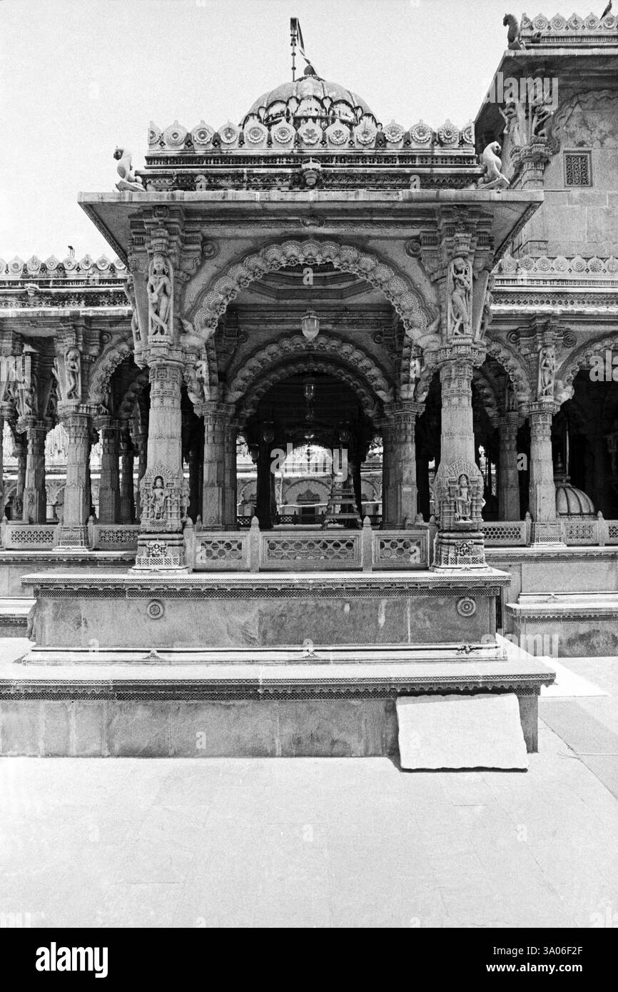 Heritage Jain architecture, Hathi sing Derasar, Gujarat, India, Asia ...