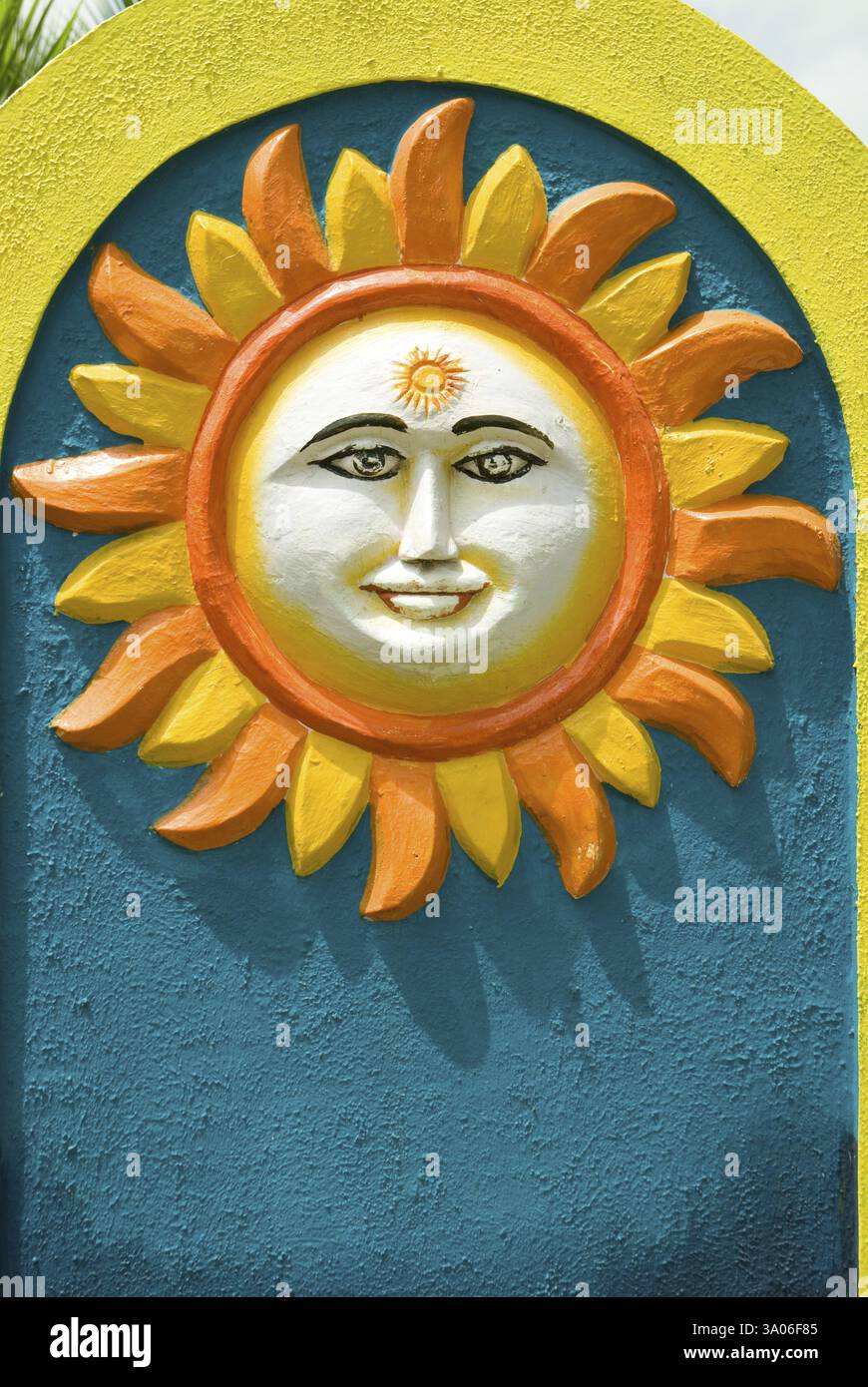 Sculpture sun near Murbad, Maharashtra, India, Asia Stock Photo - Alamy