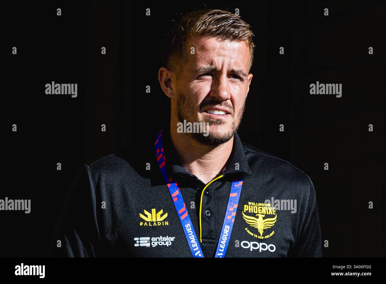 Wellington, New Zealand, 28 February, 2025. Wellington Phoenix defender ...