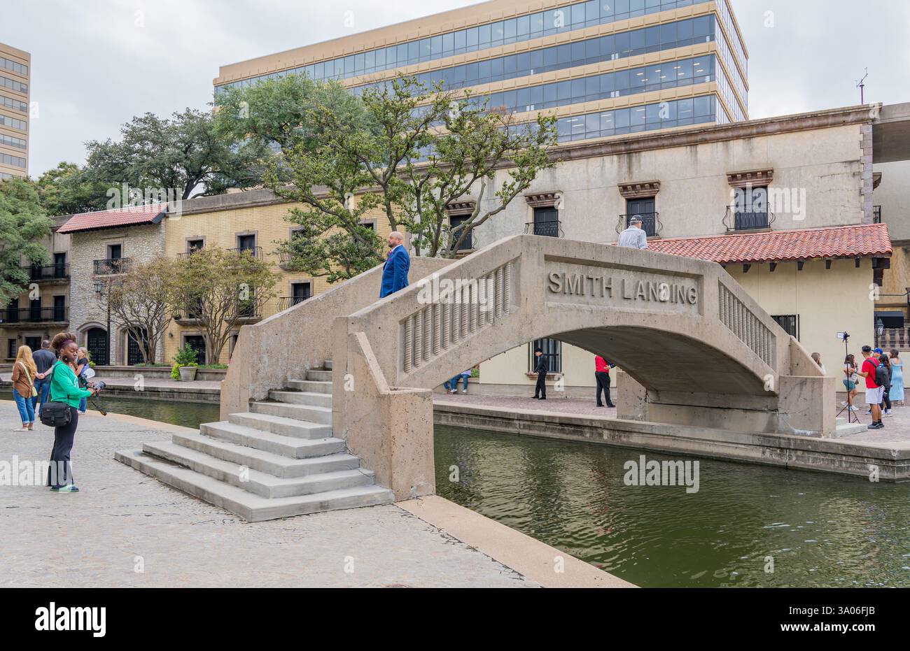 Texas, NOV 2 2024 - Cloudy view of the famous Mandalay Canal Walk in ...