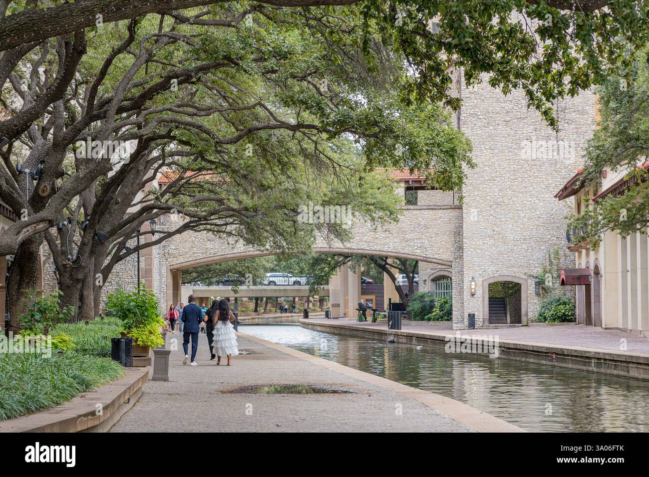 Texas, NOV 2 2024 - Cloudy view of the famous Mandalay Canal Walk in ...