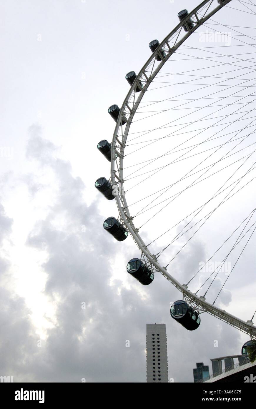 Flyer world largest giant observation wheel, Singapore, Asia Stock ...